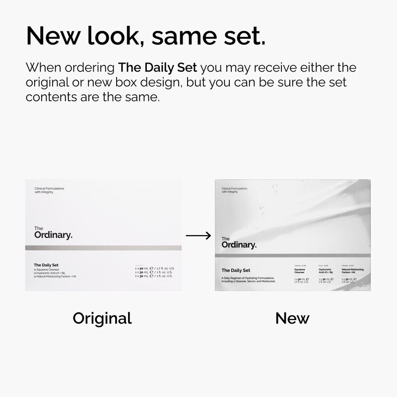 The Daily Set – A Simple 3-Step Routine | The Ordinary