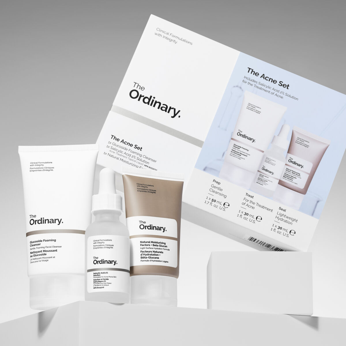 The Acne Set: Salicylic Acid 2% Regimen for Clear Skin