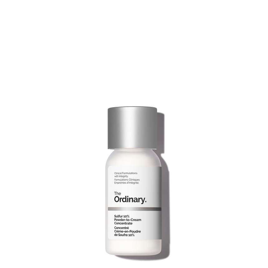 Sulfur 10% Powder to Cream Concentrate | The Ordinary