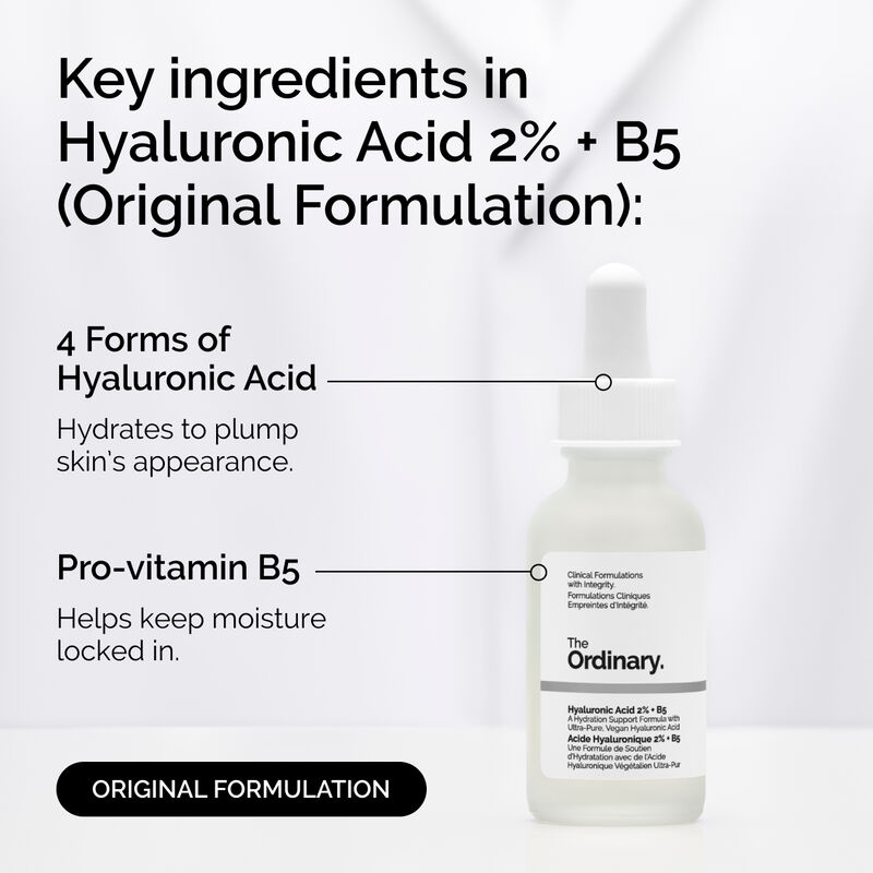 Acide Hyaluronique 2% + B5 (Formulation d'origine) | The Ordinary