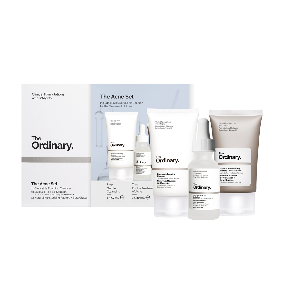 The Acne Set: Salicylic Acid 2% Regimen for Clear Skin