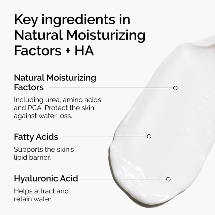 Facteurs Naturels d’Hydratation + HA | The Ordinary