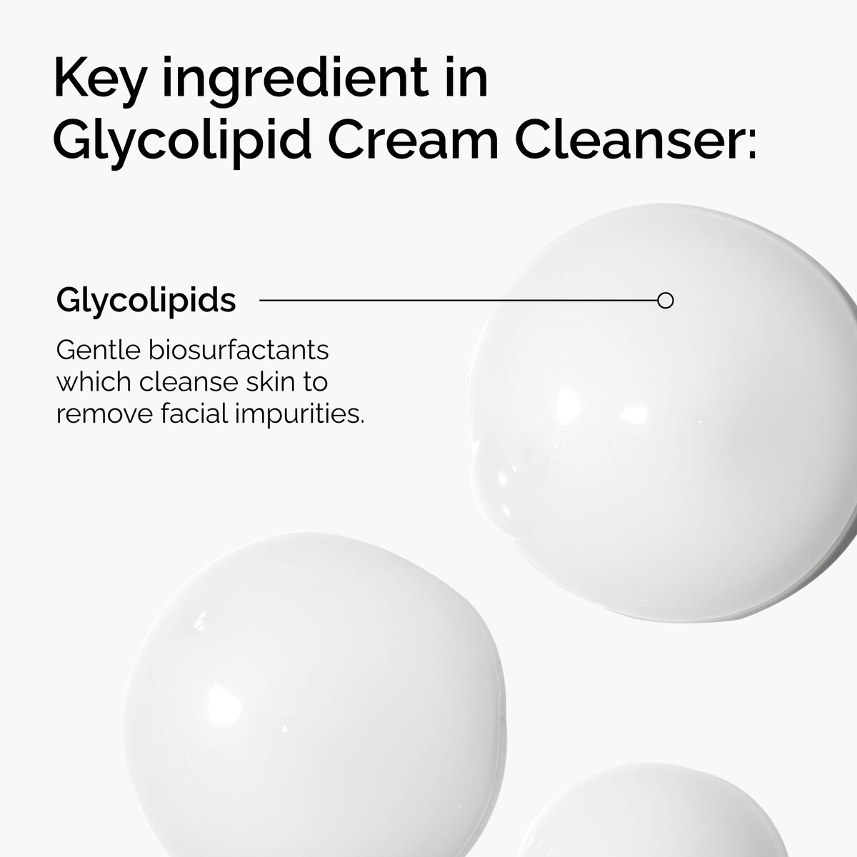 Remove Makeup & Refresh Skin with Glycolipid Cream Cleanser